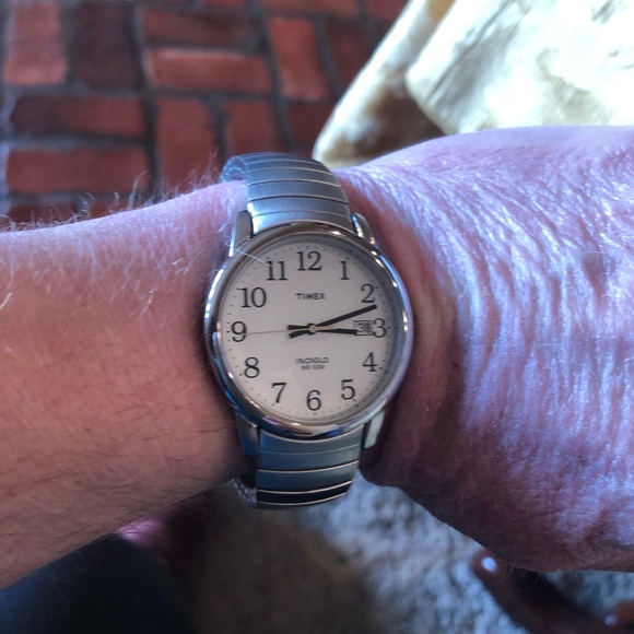 Timex | Accessories | Silver Timex Indiglo Wr 3m Watch | Poshmark